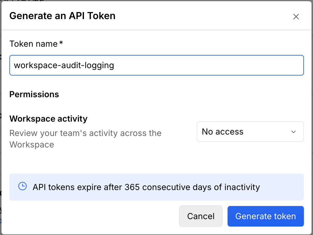 Workspace Token | Webflow Developer Documentation